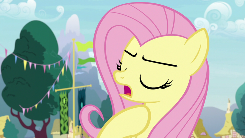 #1865105 - safe, derpibooru import, screencap, angel bunny, fluttershy, pony, she talks to angel ...