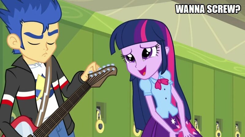 #1880163 - suggestive, derpibooru import, edit, edited screencap, screencap, flash sentry ...