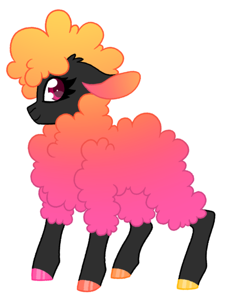 #1916830 - artist:crazysketch101, derpibooru import, oc, oc:lilly, safe, sheep, simple ...