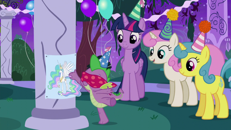#1922189 - safe, derpibooru import, screencap, lemon hearts, princess celestia, spike, twilight ...
