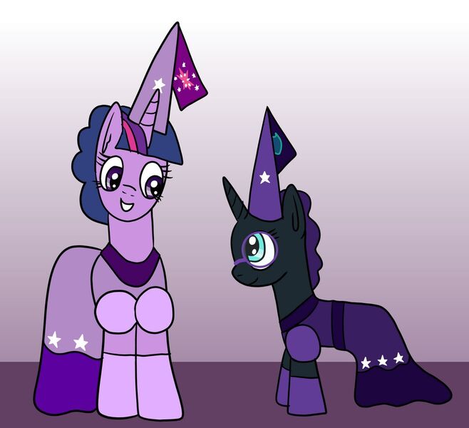 #1923191 - safe, artist:platinumdrop, derpibooru import, twilight sparkle, oc, oc:nyx, alicorn ...