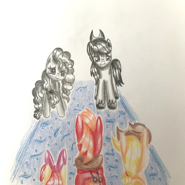 #1928465 - safe, artist:explosionmare, derpibooru import, apple bloom, applejack, big macintosh ...