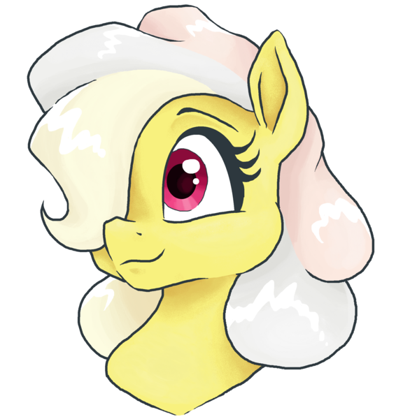 #1928840 - artist:smirk, bust, derpibooru import, hair over one eye, ms paint, oc, oc:mutter ...