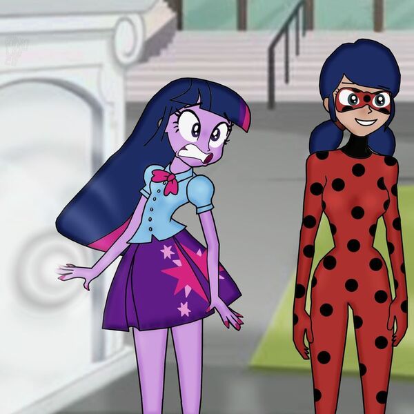1941278 Artist Hypnolad Big No Canterlot High Coccinellidaephobia
