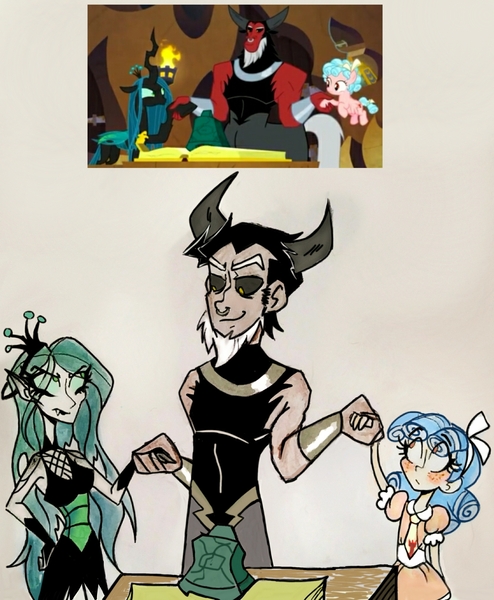 #1945102 - artist:citi, bell, bewitching bell, changeling, changeling ...