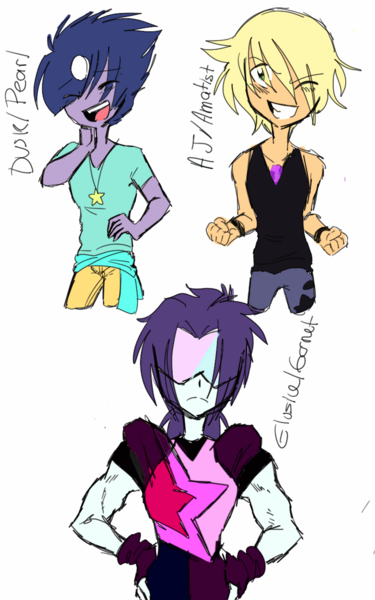 #1949576 - amethyst (steven universe), applejack, applejack (male ...