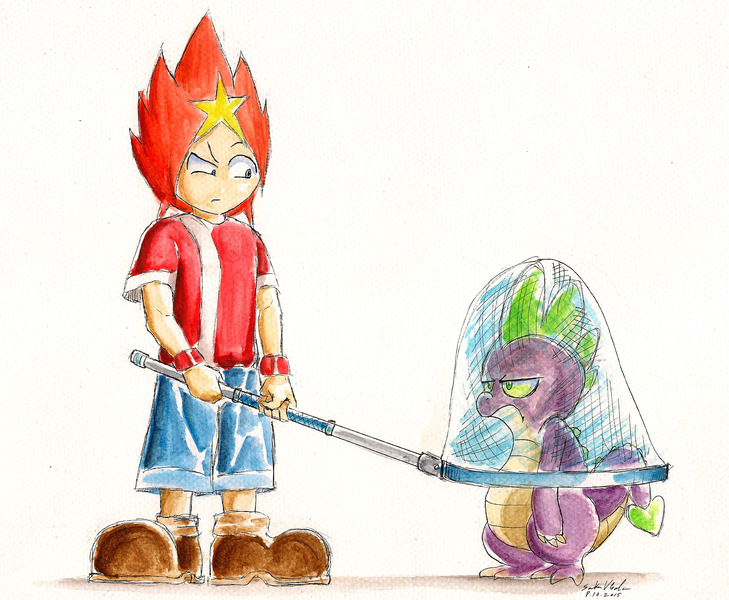 #1956210 - ape escape, artist:souleatersaku90, crossover, derpibooru ...