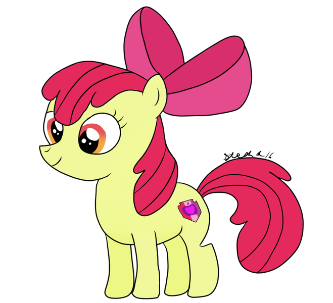 #1965052 - apple bloom, artist:coolpurpledudette, cutie mark ...