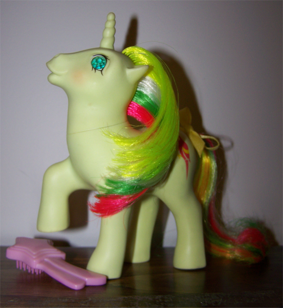 #1974933 - artist:kiss-the-thunder, brush, derpibooru import, g1, irl ...