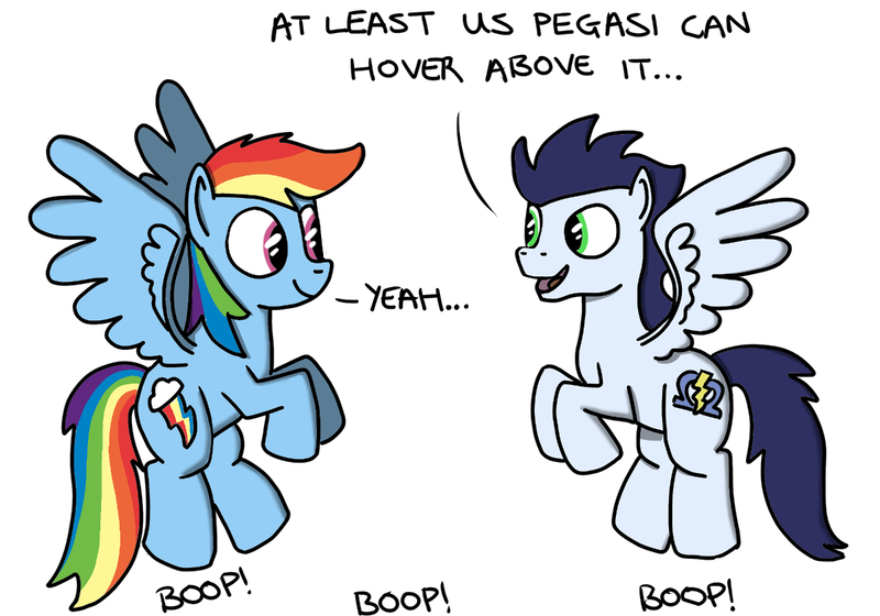 #1977757 - safe, artist:hoofclid, derpibooru import, part of a set, rainbow dash, soarin', pony ...