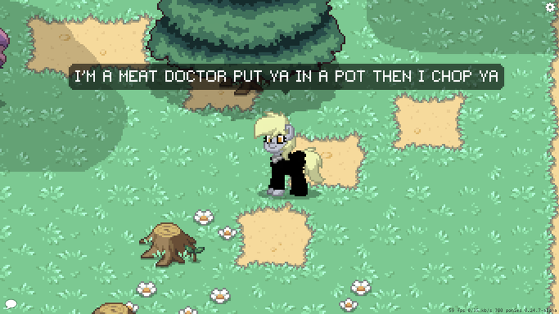 #1979759 - safe, derpibooru import, derpy hooves, pegasus, pony, pony town, brotha lynch hung ...