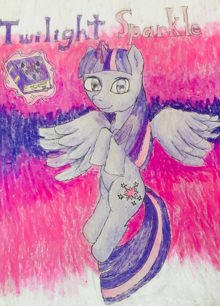 #1995411 - safe, artist:chicacreepypasta09, derpibooru import, twilight sparkle, alicorn, book ...