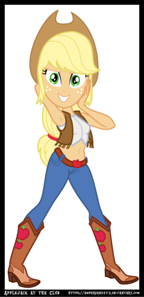 #2004030 - applejack, applejack's hat, armpits, artist:ampersandxyz ...