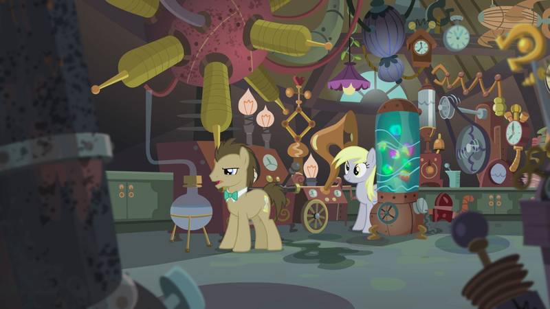 #2018253 - safe, derpibooru import, screencap, derpy hooves, doctor whooves, time turner, earth ...