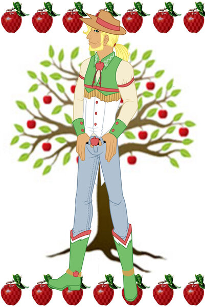 #2031868 - applejack, applejack (male), artist:alexkingofthedamned ...