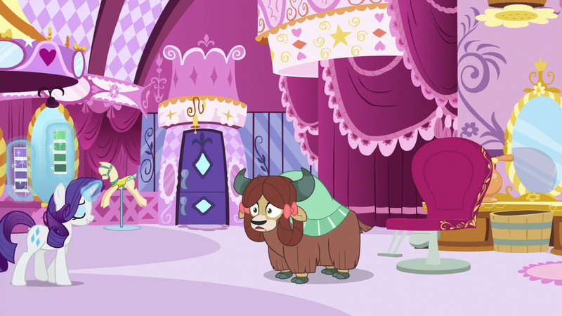 #2041599 - safe, derpibooru import, screencap, rarity, yona, unicorn ...