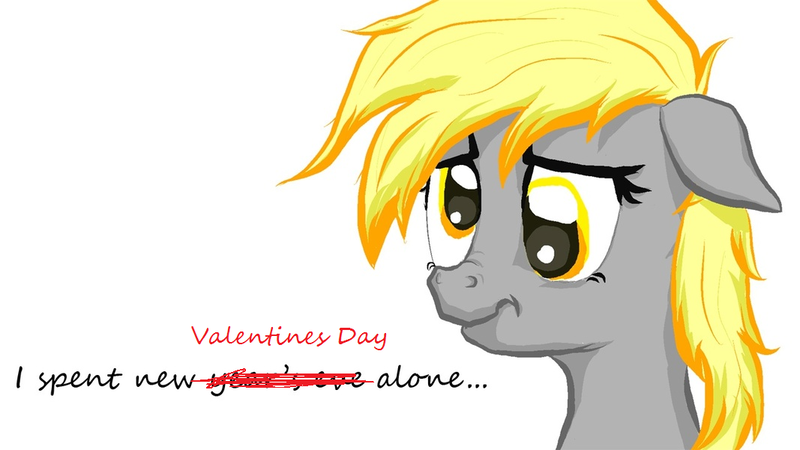 #2066167 - alone, derpibooru import, derpy hooves, edit, hearts and hooves, holiday, lonely, sad ...