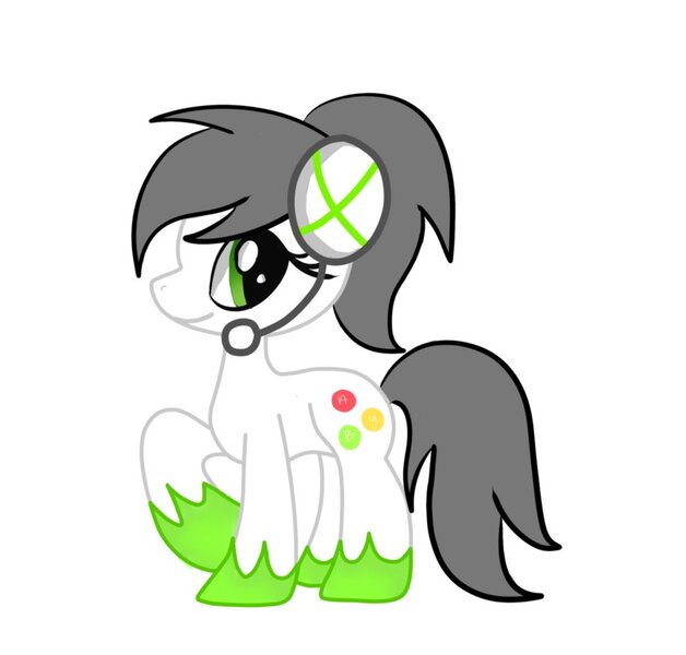 #2069325 - artist:moondash, derpibooru import, oc, safe, solo, unofficial characters only, xbox ...