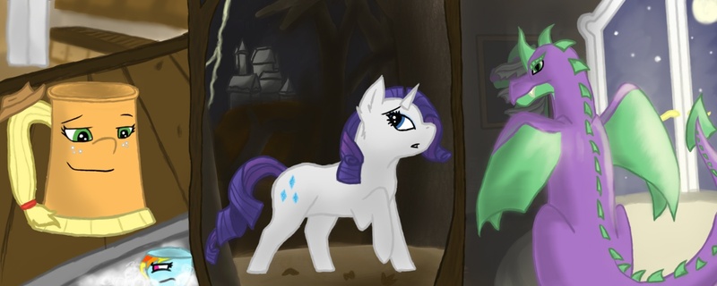 #2077599 - safe, derpibooru import, applejack, rainbow dash, rarity ...