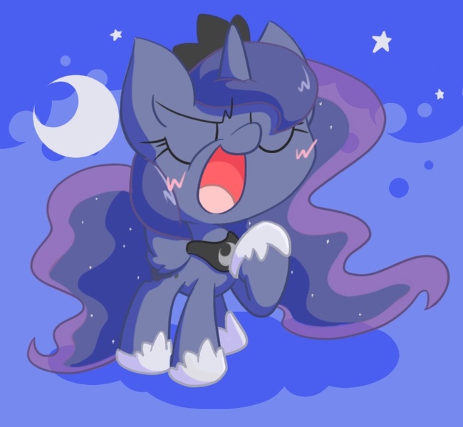 #2078088 - safe, artist:nyankamedon, derpibooru import, princess luna ...