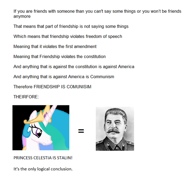 #2082541 - communism, comparison, derpibooru import, friendship, human ...
