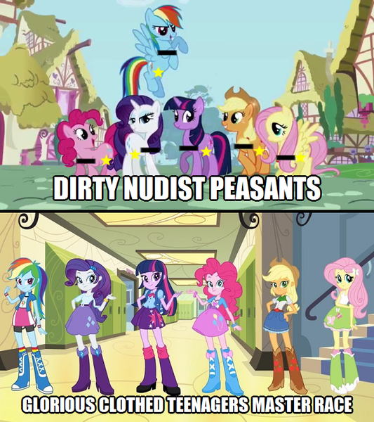 #2103003 - applejack, background pony strikes again, caption, censor ...