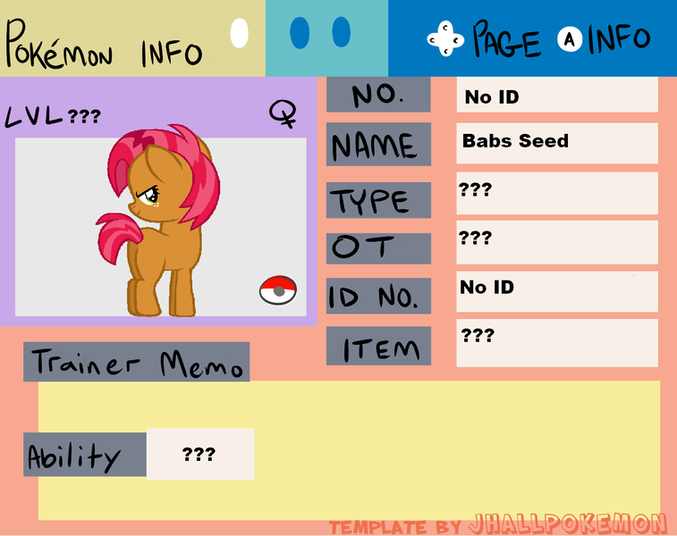 #2104948 - babs seed, derpibooru import, female, filly, info, pokéball, pokémon, ponymon, safe ...