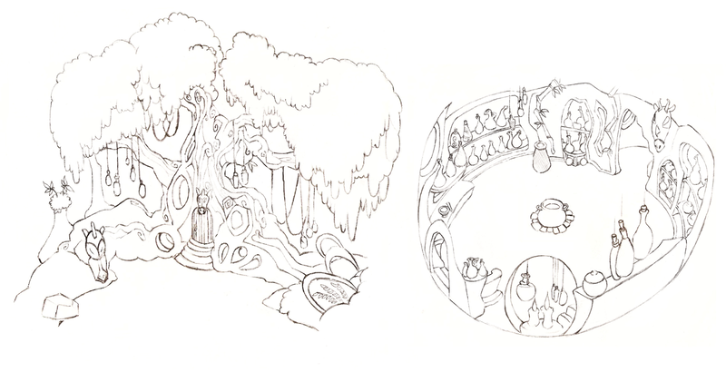 #2128816 - artist:simbaro, building, derpibooru import, interior, mlp ...