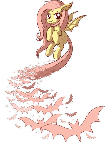 #2129057 - safe, artist:xkappax, derpibooru import, fluttershy, bat pony, bats!, bat ponified ...