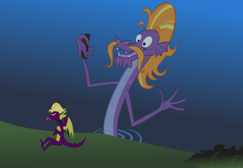 #2142606 - artist:queencold, comb, derpibooru import, dragon, fume ...