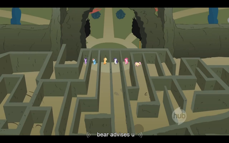 #28055 - applejack, canterlot hedge maze, derpibooru import, fluttershy ...