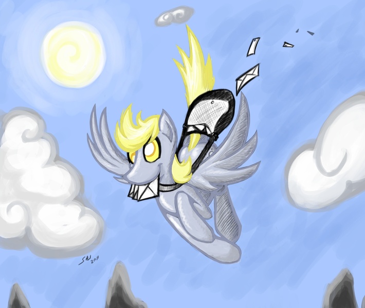 #329 - safe, artist:saliantsunbreeze, derpibooru import, derpy hooves ...