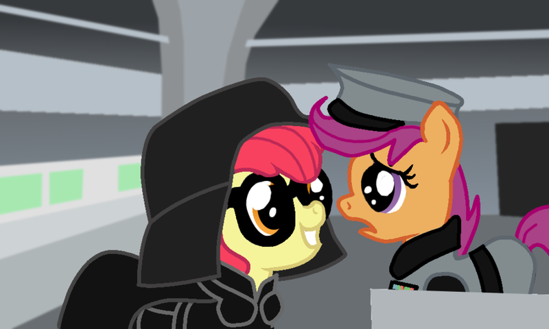 #33244 - apple bloom, artist:mindofnoodles, colonel sandurz, crossover ...