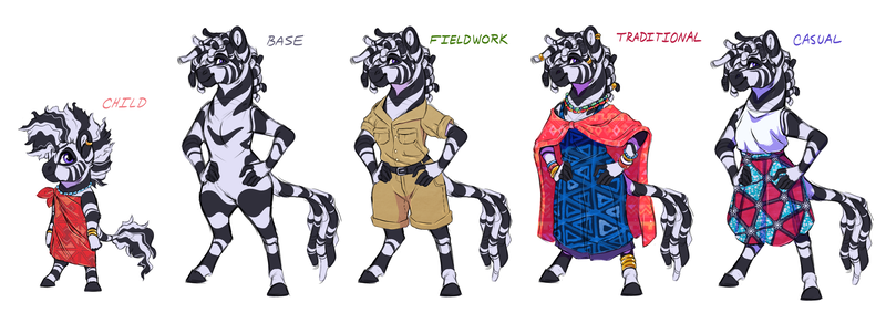 Anthro Zebra