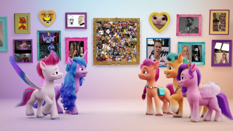 #2575798 - safe, derpibooru import, edit, edited screencap, screencap, hitch trailblazer, izzy ...