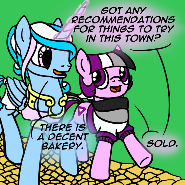 #2578180 - safe, artist:thedragenda, derpibooru import, oc, oc:ace, oc:aurora (thedragenda ...