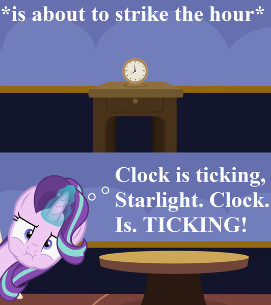 #2257003 - artist:agrol, clock, clock is ticking, derpibooru import ...