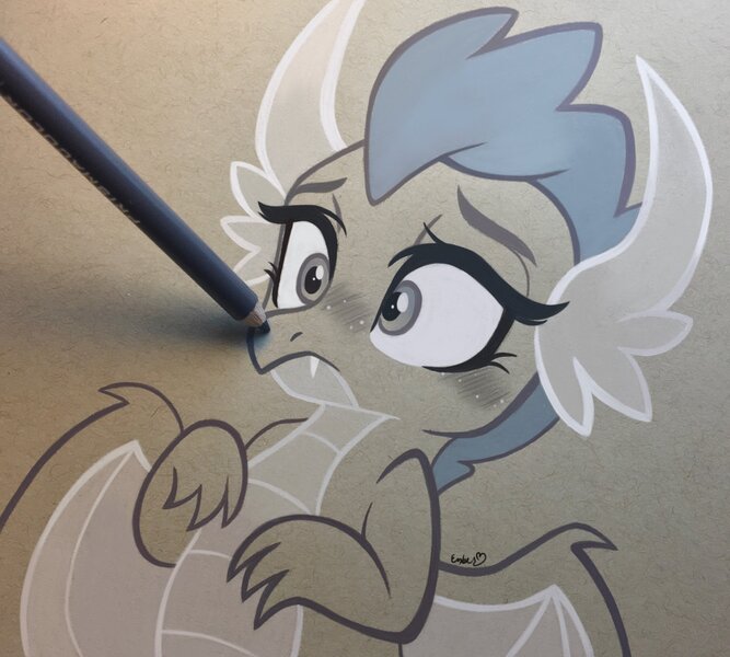 #2257904 - safe, artist:emberslament, derpibooru import, smolder ...