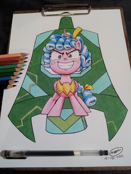 #2262825 - safe, artist:javi almazán, derpibooru import, cozy glow ...