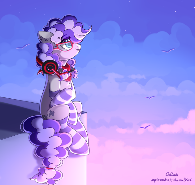 #2272815 - safe, artist:airiniblock, artist:raily, derpibooru import, oc, oc:cinnabyte ...