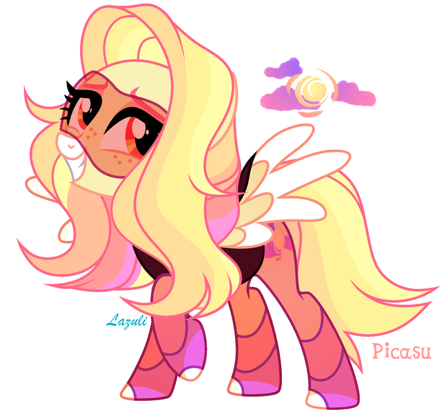 #2274301 - safe, artist:picasu, derpibooru import, oc, oc:soaring sunlight, unofficial ...