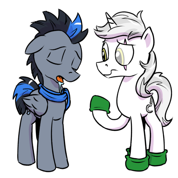 #2295037 - safe, artist:pony-berserker, derpibooru import, oc, oc:silver sickle, oc:slipstream ...