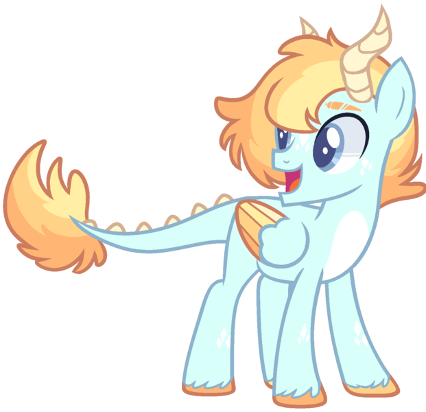 #2295419 - safe, artist:kurosawakuro, derpibooru import, oc, dracony ...