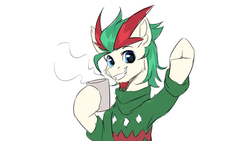 #2308180 - safe, artist:redchetgreen, derpibooru import, oc, unofficial characters only, earth ...