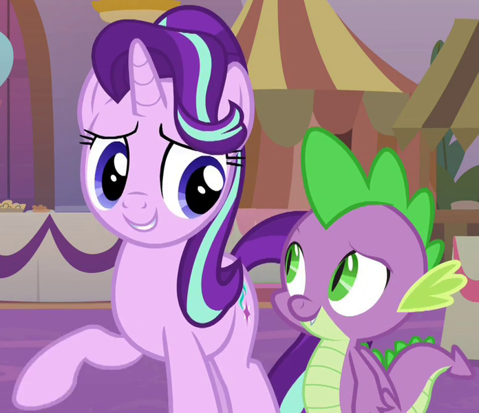 #2318707 - safe, derpibooru import, screencap, spike, starlight glimmer ...