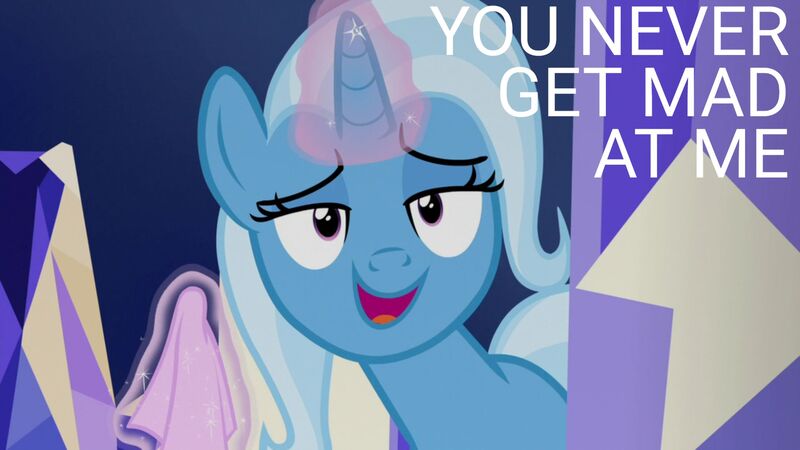 #2437319 - safe, derpibooru import, edit, edited screencap, editor:quoterific, screencap, trixie ...