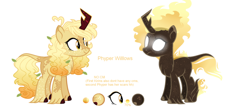 #2439935 - safe, artist:xxcheerupxxx, derpibooru import, oc, oc:phyper willows, kirin, nirik ...