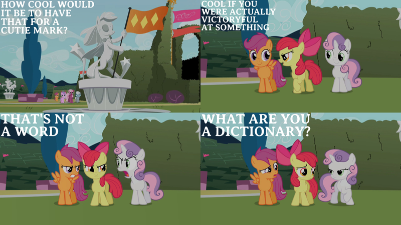 #2444065 - safe, derpibooru import, edit, edited screencap, editor:quoterific, screencap, apple ...