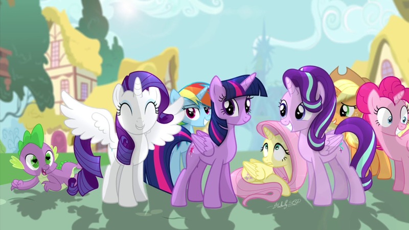 #2546022 - safe, artist:shutterflyeqd, derpibooru import, applejack, fluttershy, pinkie pie ...