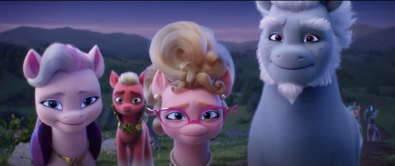 #2557806 - safe, derpibooru import, screencap, alphabittle (g5), phyllis cloverleaf, queen haven ...